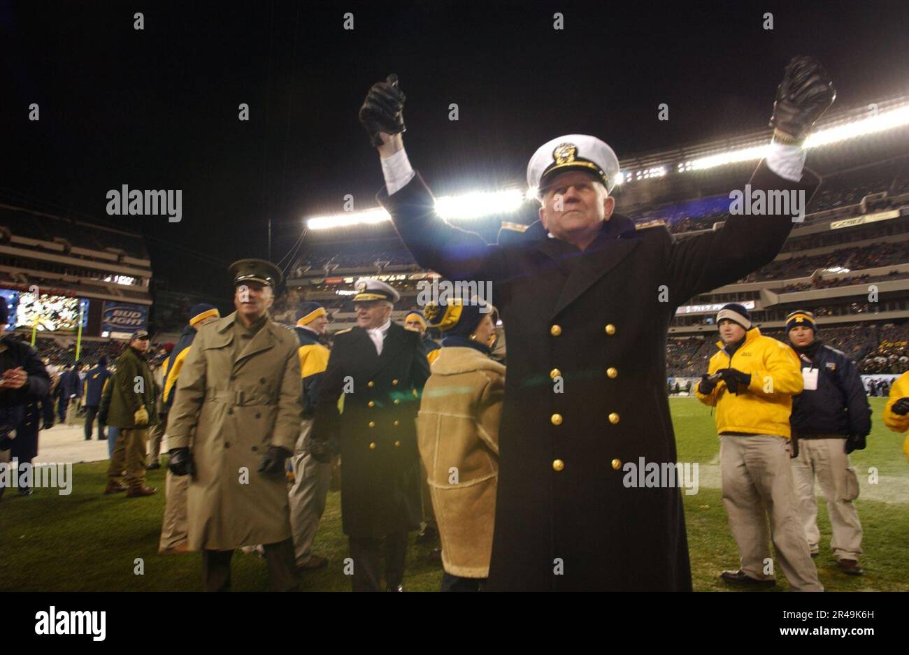 US Navy Superintendent of the U.S. Naval Academy Vice Adm. Rodney Rempt ...