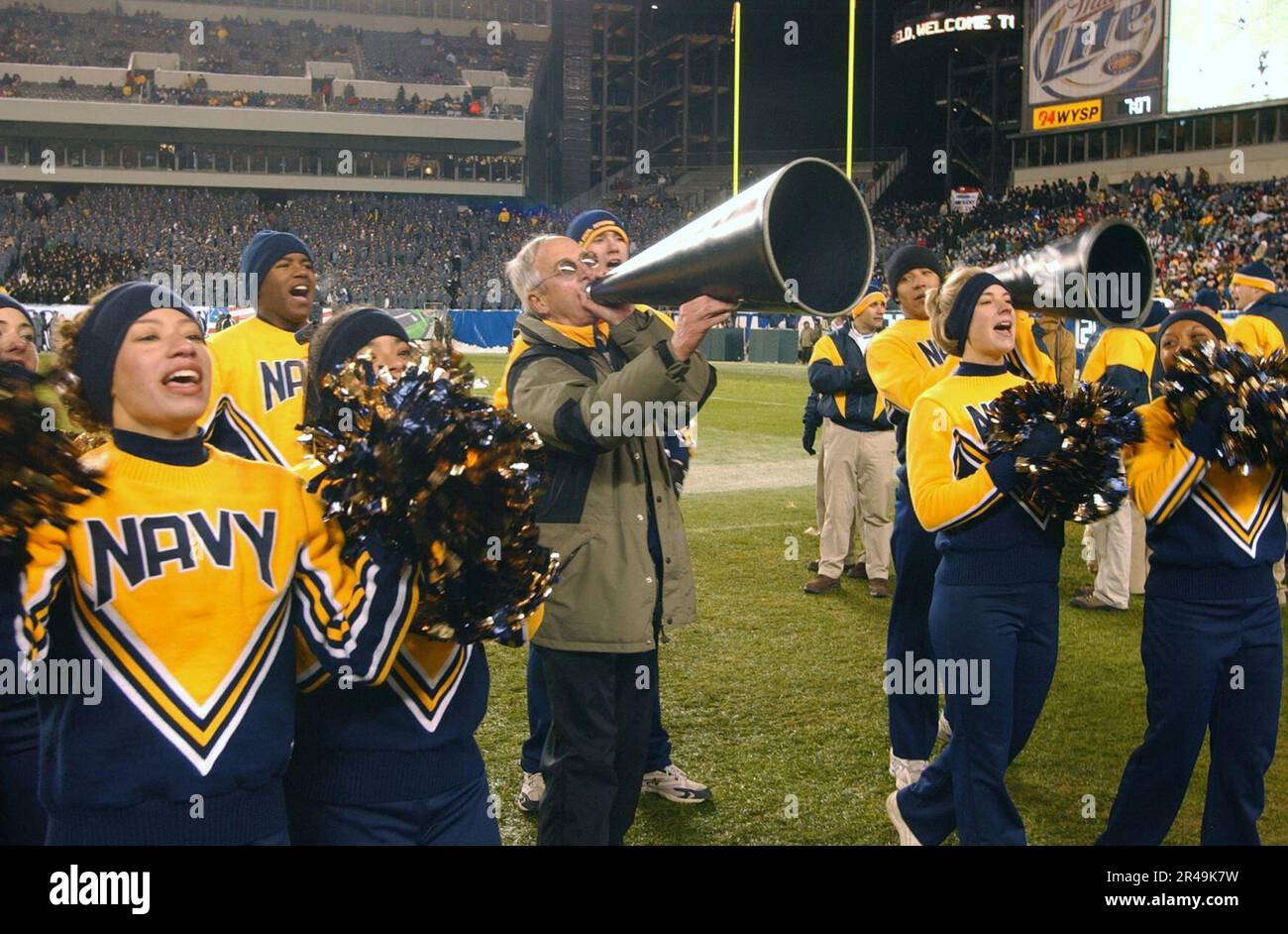 US Navy Secretary of the Navy, Gordon R. England joins the Naval ...