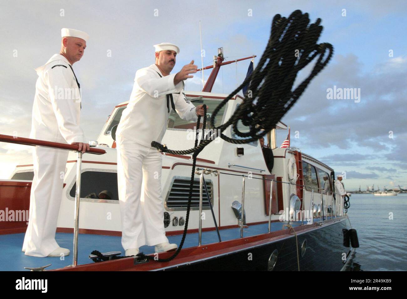 US Navy The admirals barge for Commander, U.S. Pacific Command Adm ...