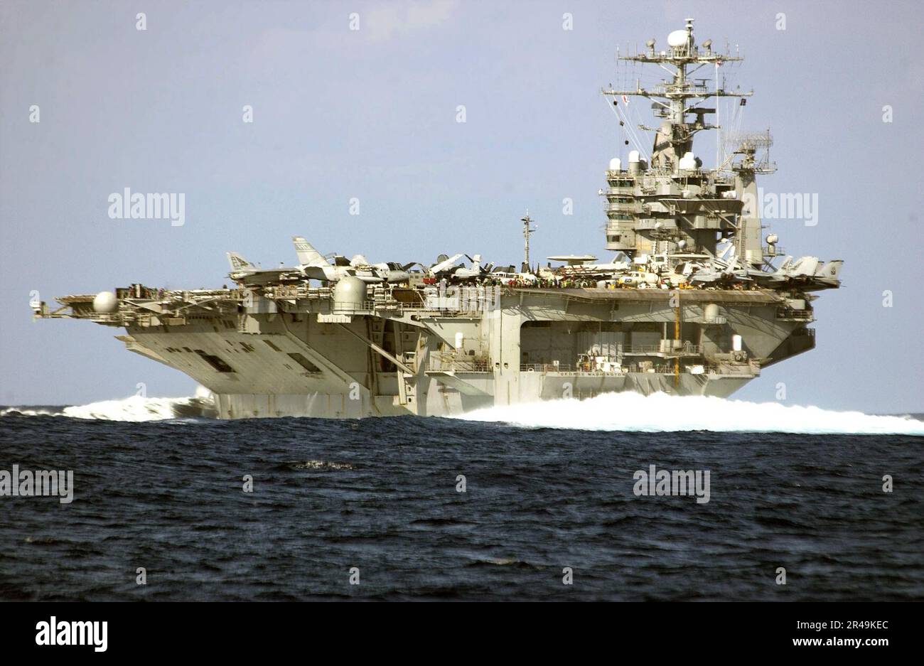 US Navy The Norfolk, Va. based nuclear powered aircraft carrier USS ...