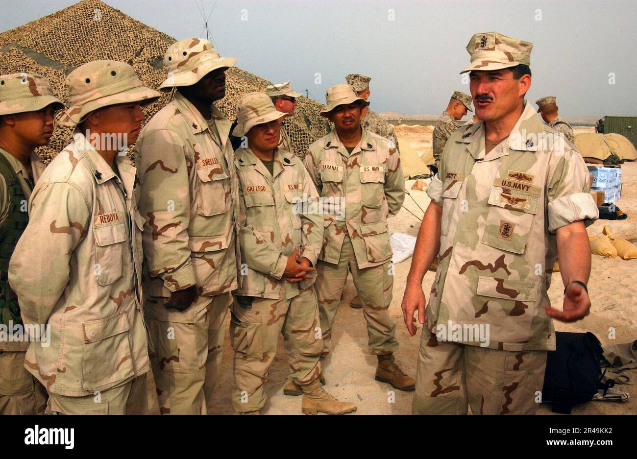 US Navy Marines and Navy Corpsmen assigned to the 13th Marine ...