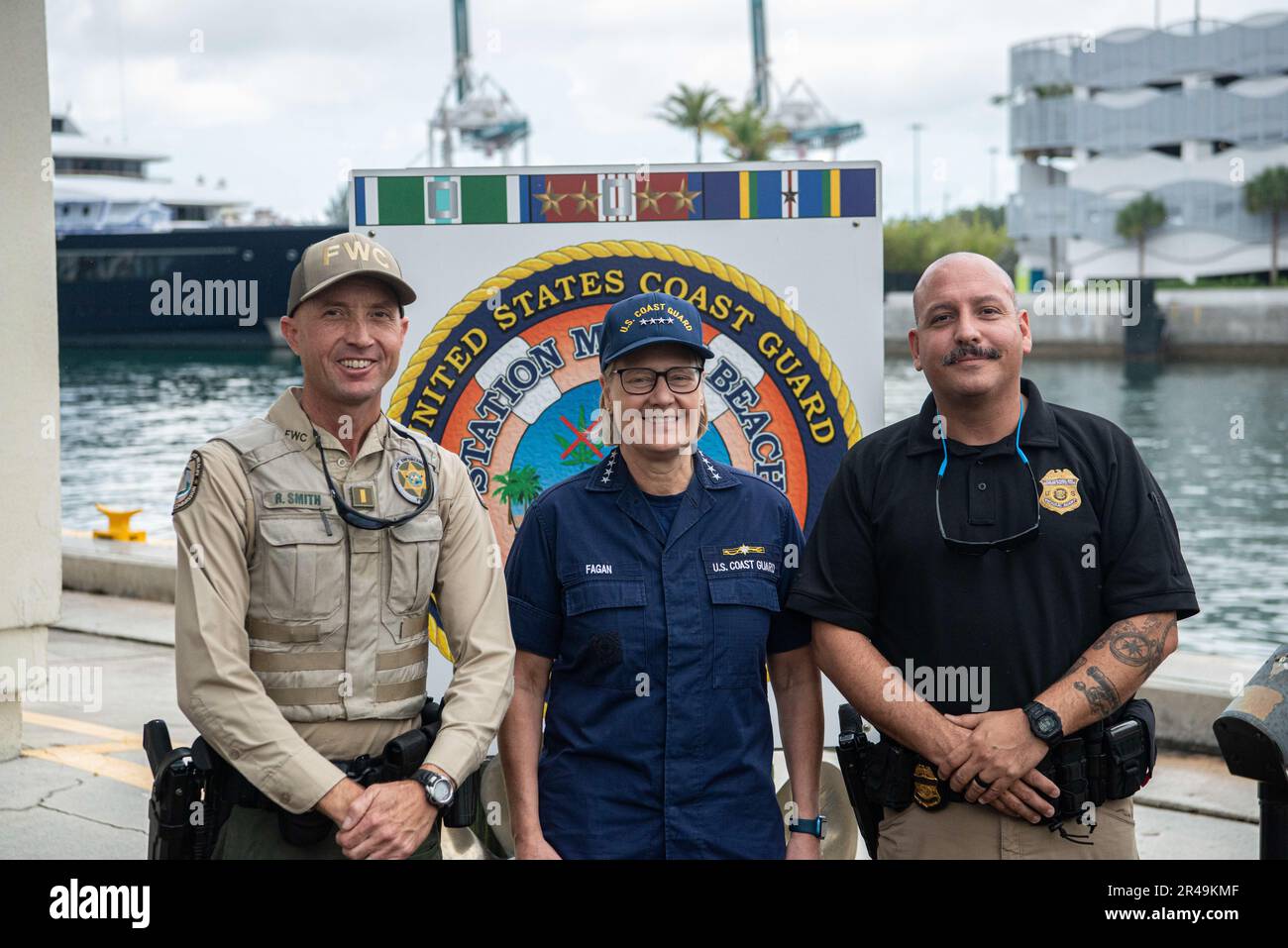 Adm. Linda Fagan, commandant of the United States Coast Guard, visits ...