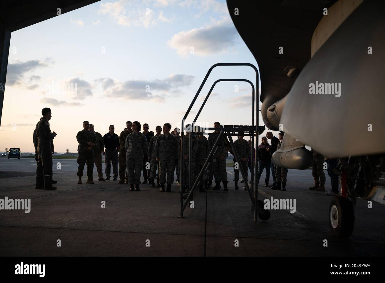 Cadets, parents and guardians from the Civil Air Patrol Okinawa Cadet ...