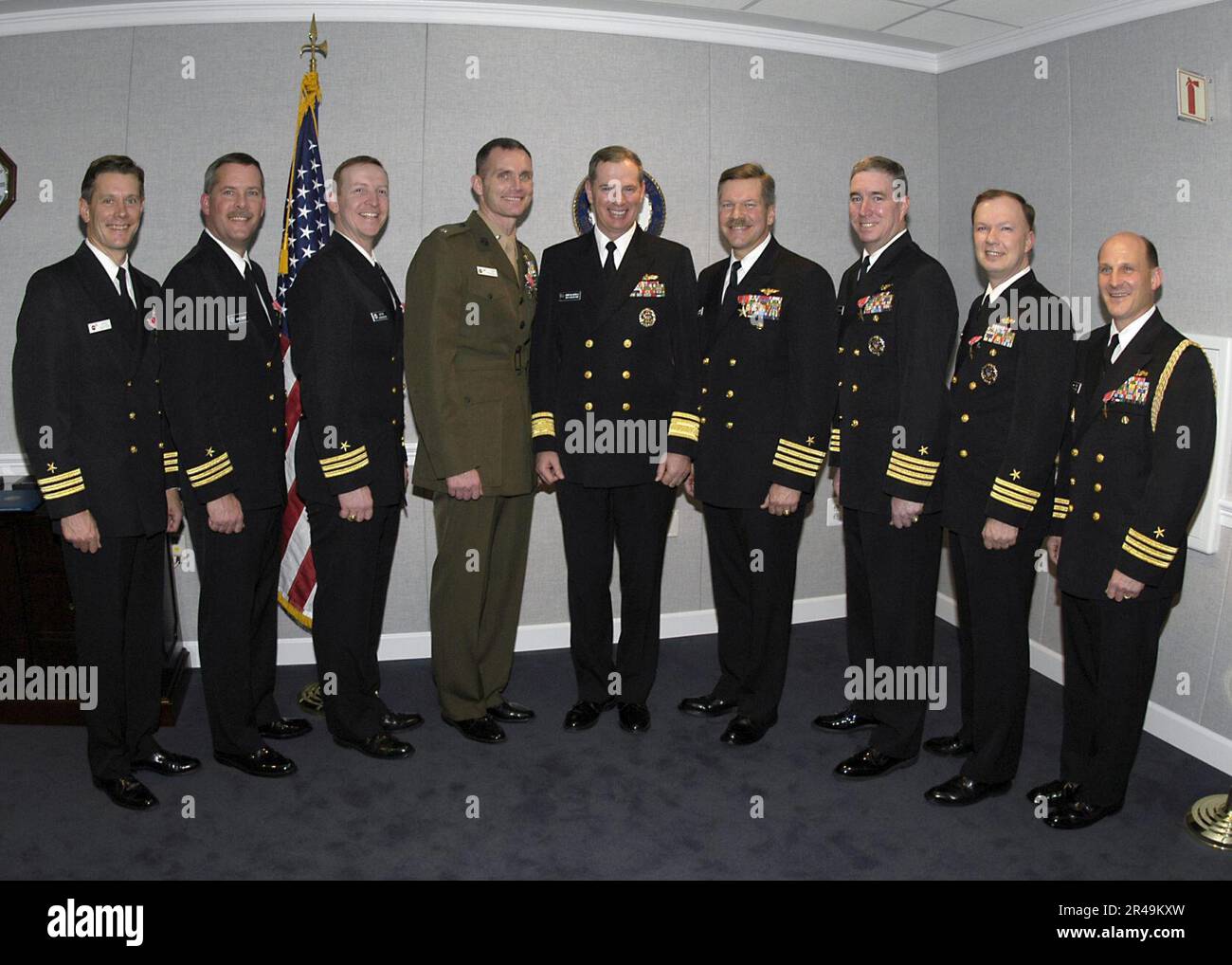 US Navy Eight Commanders from the Constellation Battle Group were ...