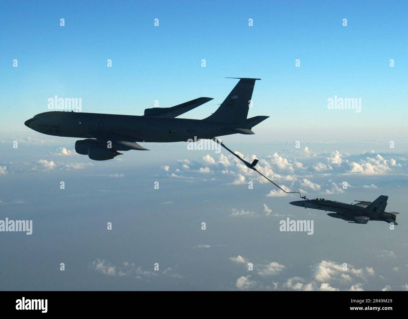 US Navy An F-A-18 Hornet assigned to the Marauders of Strike Fighter ...