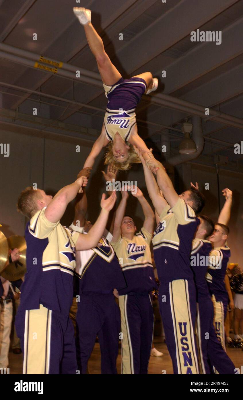 US Navy U.S. Naval Academy (U.S.N.A.) Cheerleader Midshipmen 4th Class ...