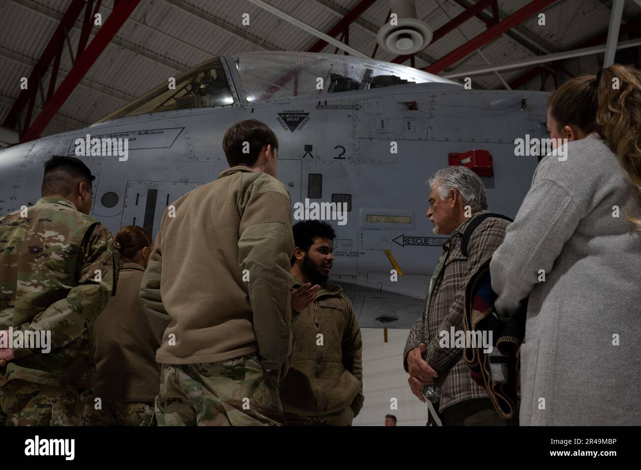 Airmen speak to Nellis Air Force Base honorary commanders and Beale AFB civic leaders during a ...