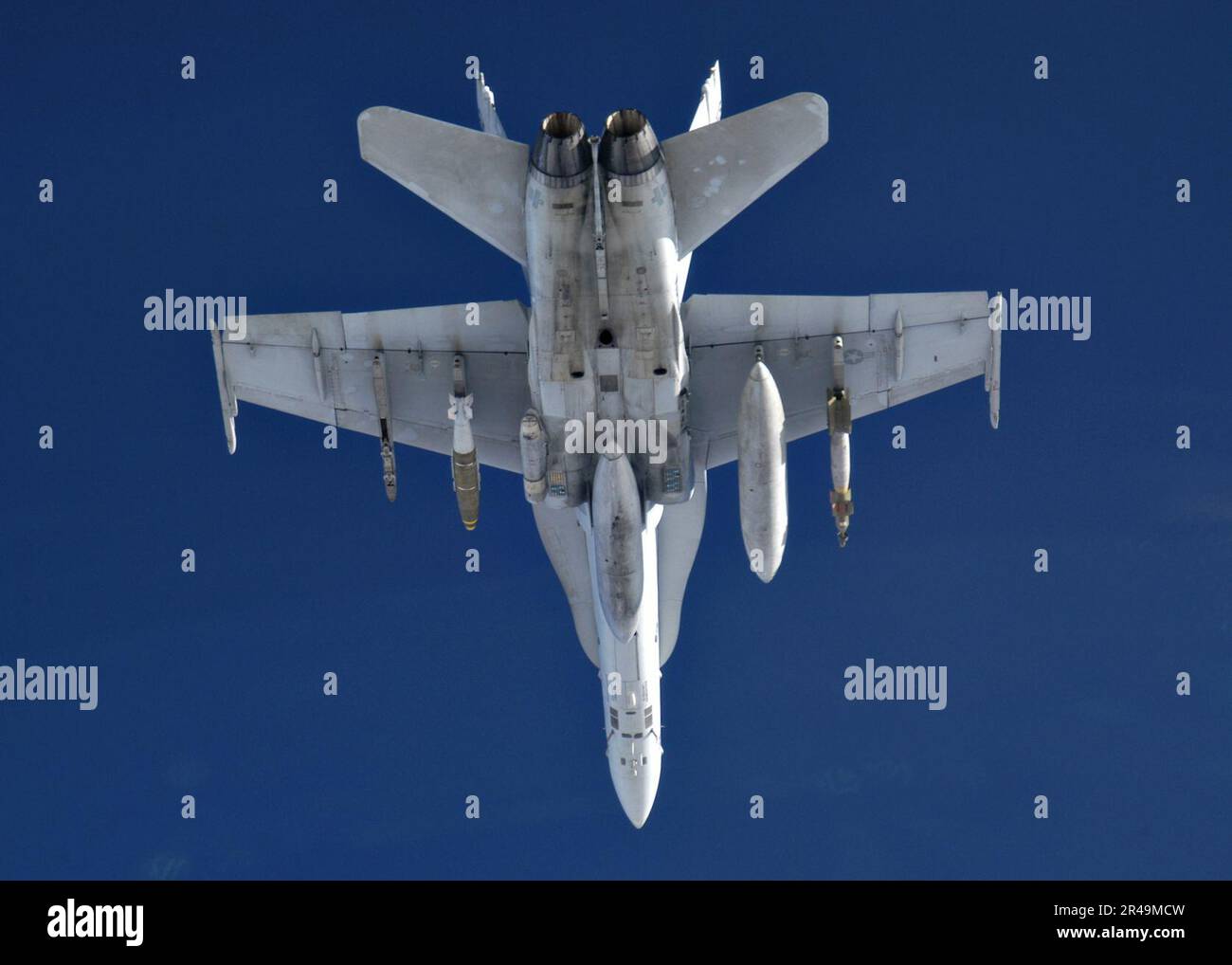 US Navy An F-A-18 Hornet assigned to the Marauders of Strike Fighter ...