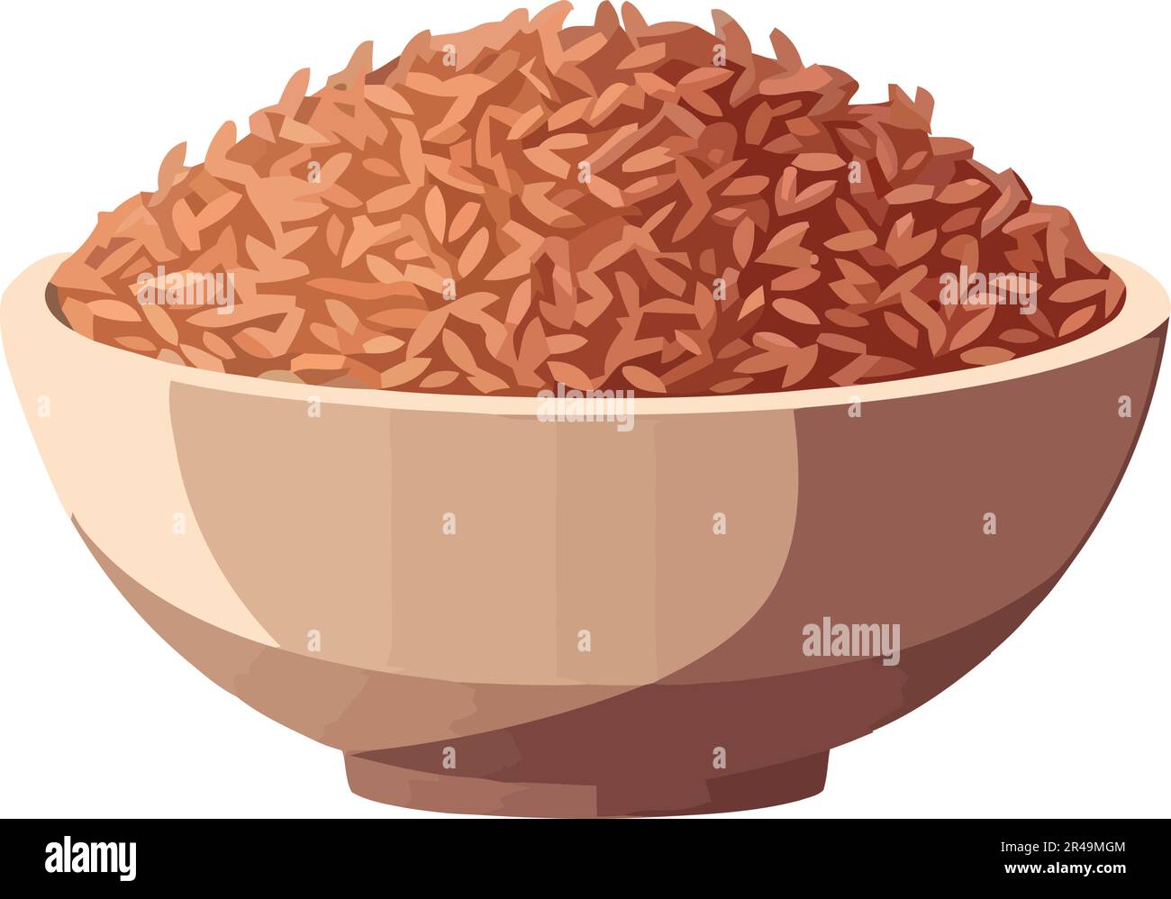 Organic rice illustration vector Stock Vector Image & Art - Alamy