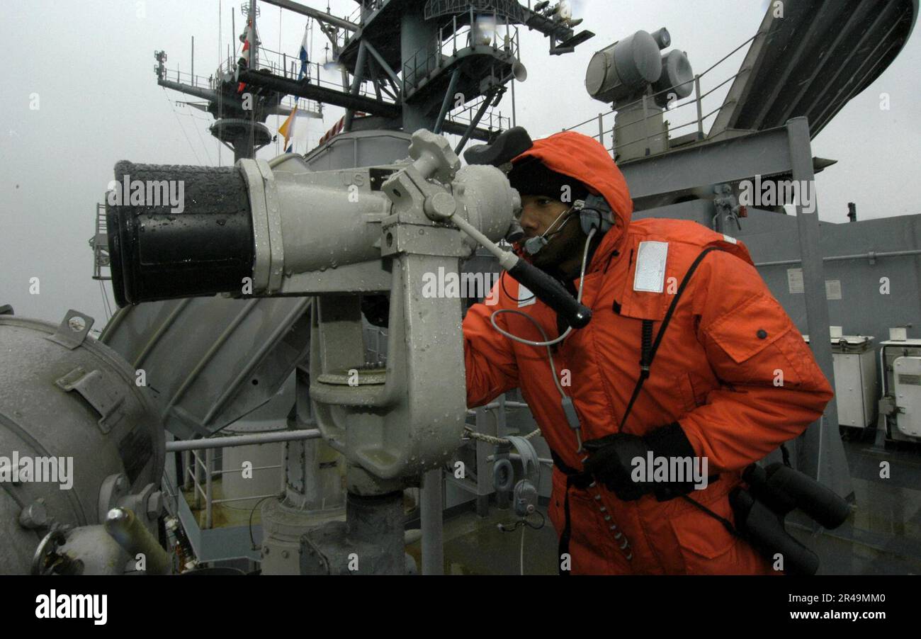 US Navy Signalman Stock Photo - Alamy