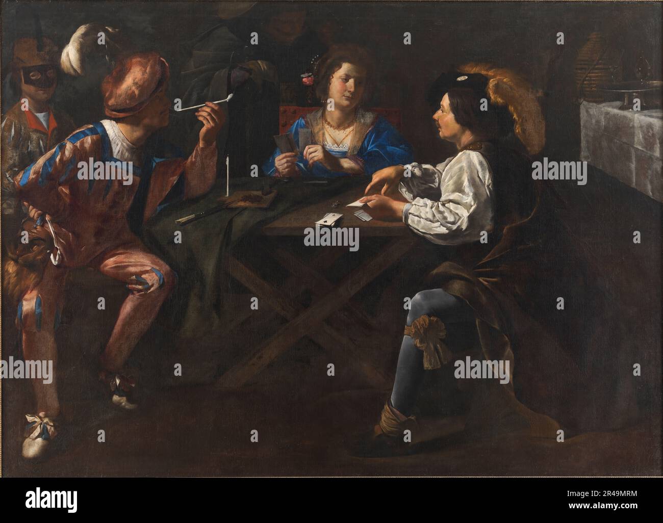 Three card players hi-res stock photography and images - Alamy