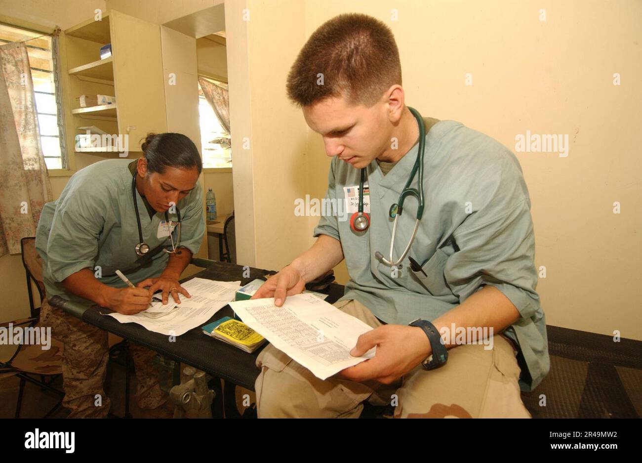 US Navy Hospital Stock Photo - Alamy