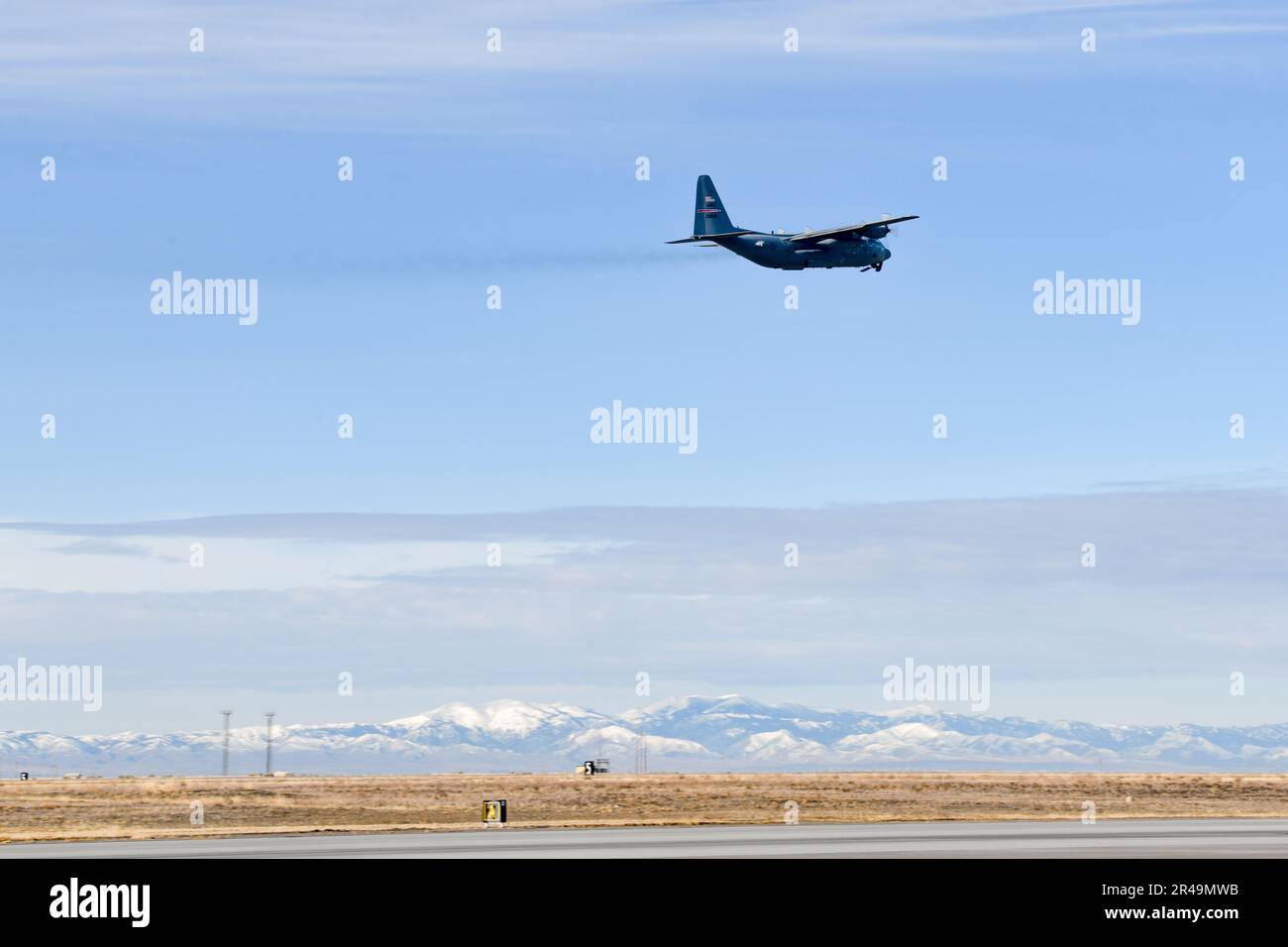 A 910th Airlift Wing C-130H Hercules aircraft takes off from Mountain ...