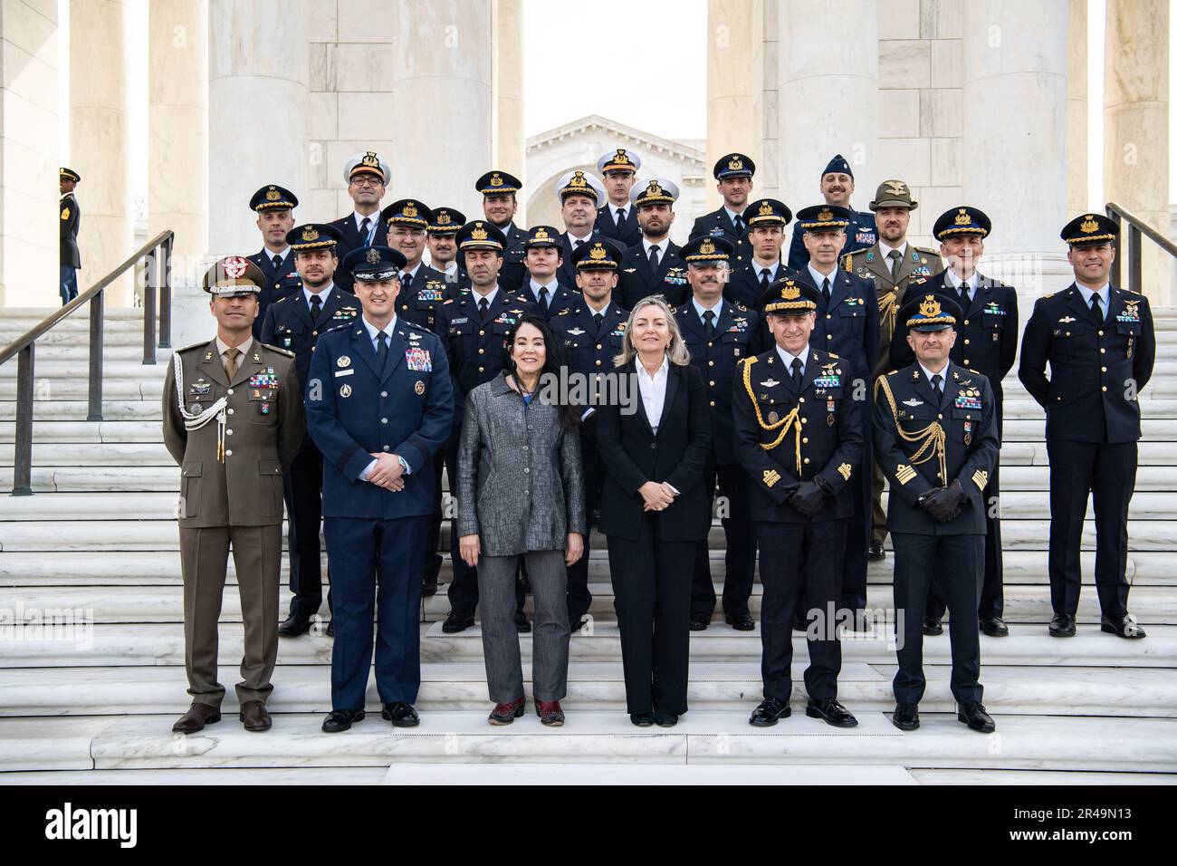 (Front row) Assistant Deputy Under Secretary of the U.S. Air Force ...