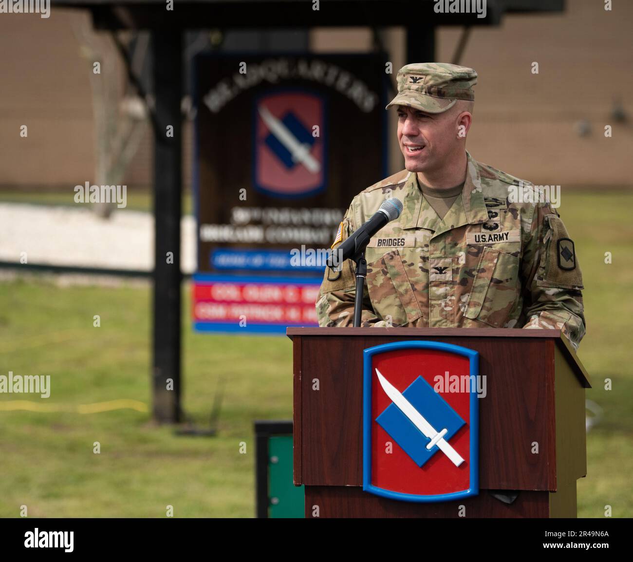 NORTH LITTLE ROCK, Ark. — Col. Chad Bridges, 39th Infantry Brigade ...