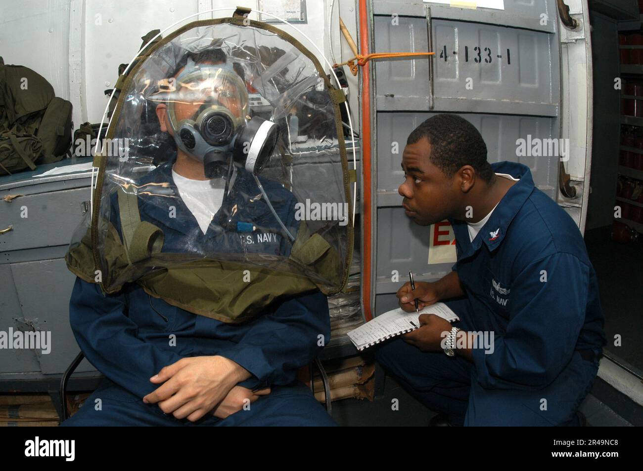 US Navy Damage Controlman Stock Photo - Alamy