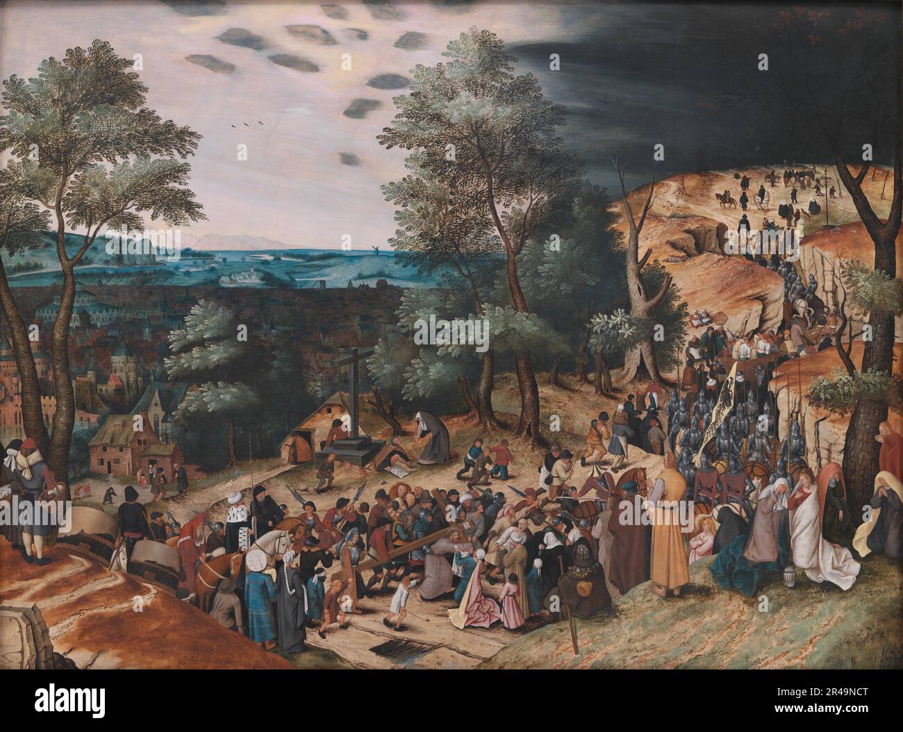 Christ on the Road to Calvary;The Way to Calvary, 1579-1638 Stock Photo ...