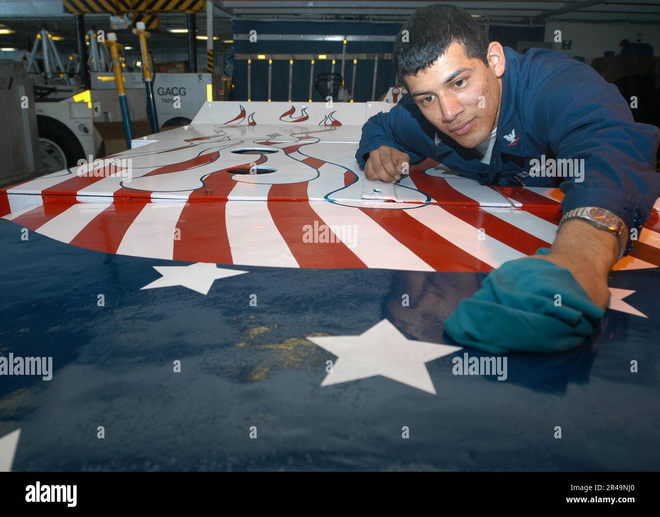 US Navy Aviation Support Equipment Technician Stock Photo - Alamy