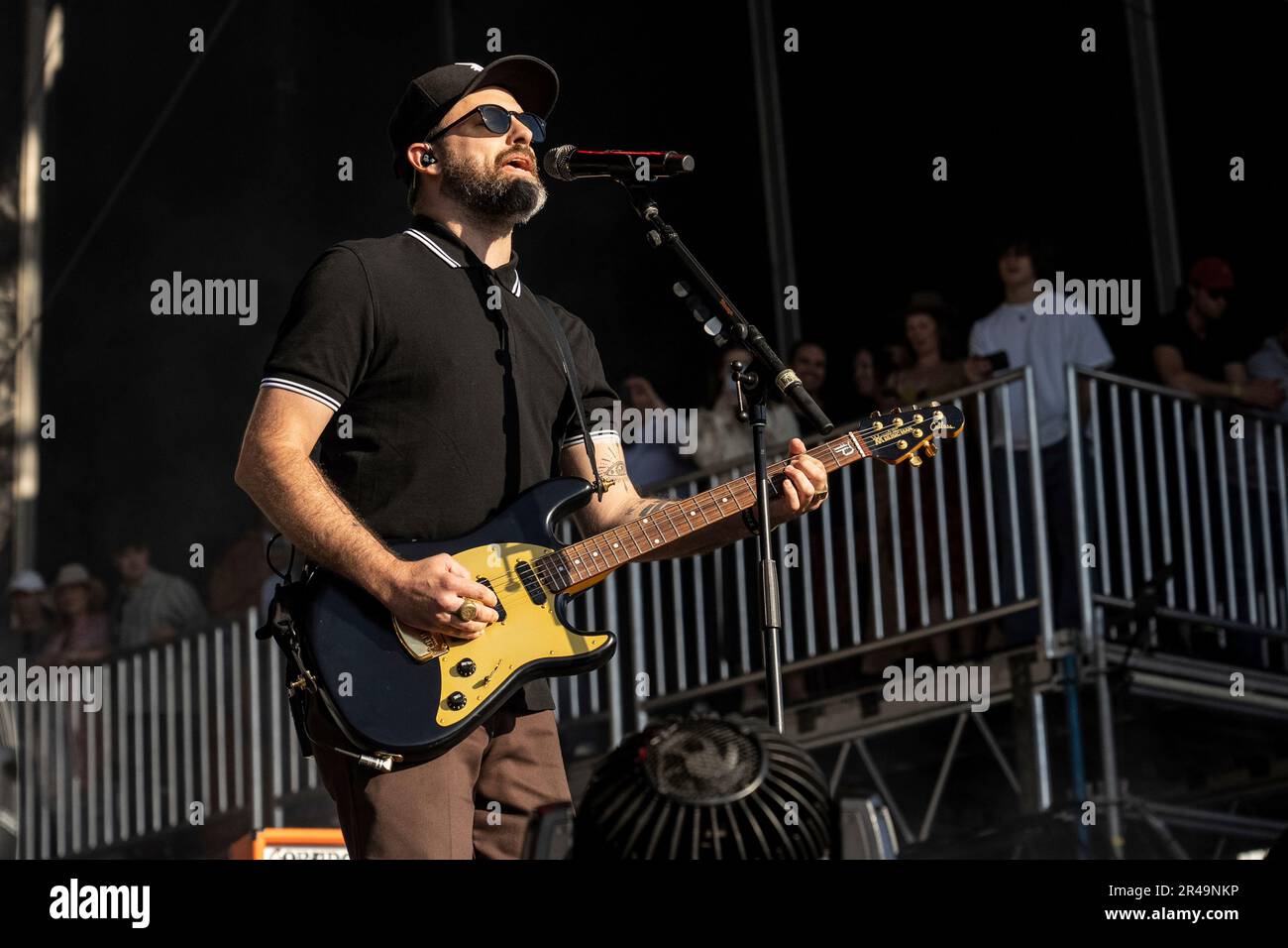 Josh Carter of Phantogram performs on day one of the BottleRock Napa ...