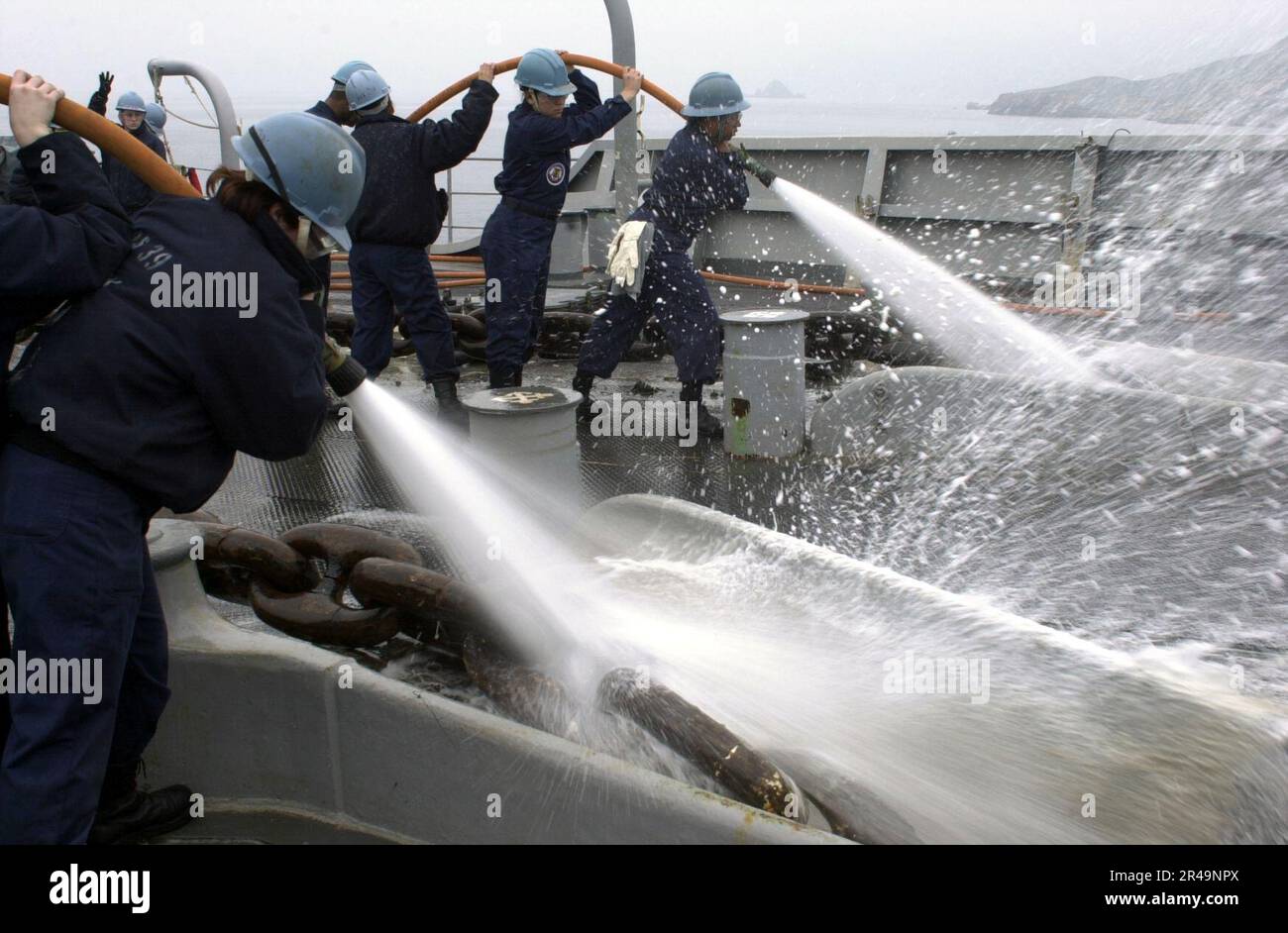 US Navy While preparing to pull out of Spain, the submarine tender USS ...