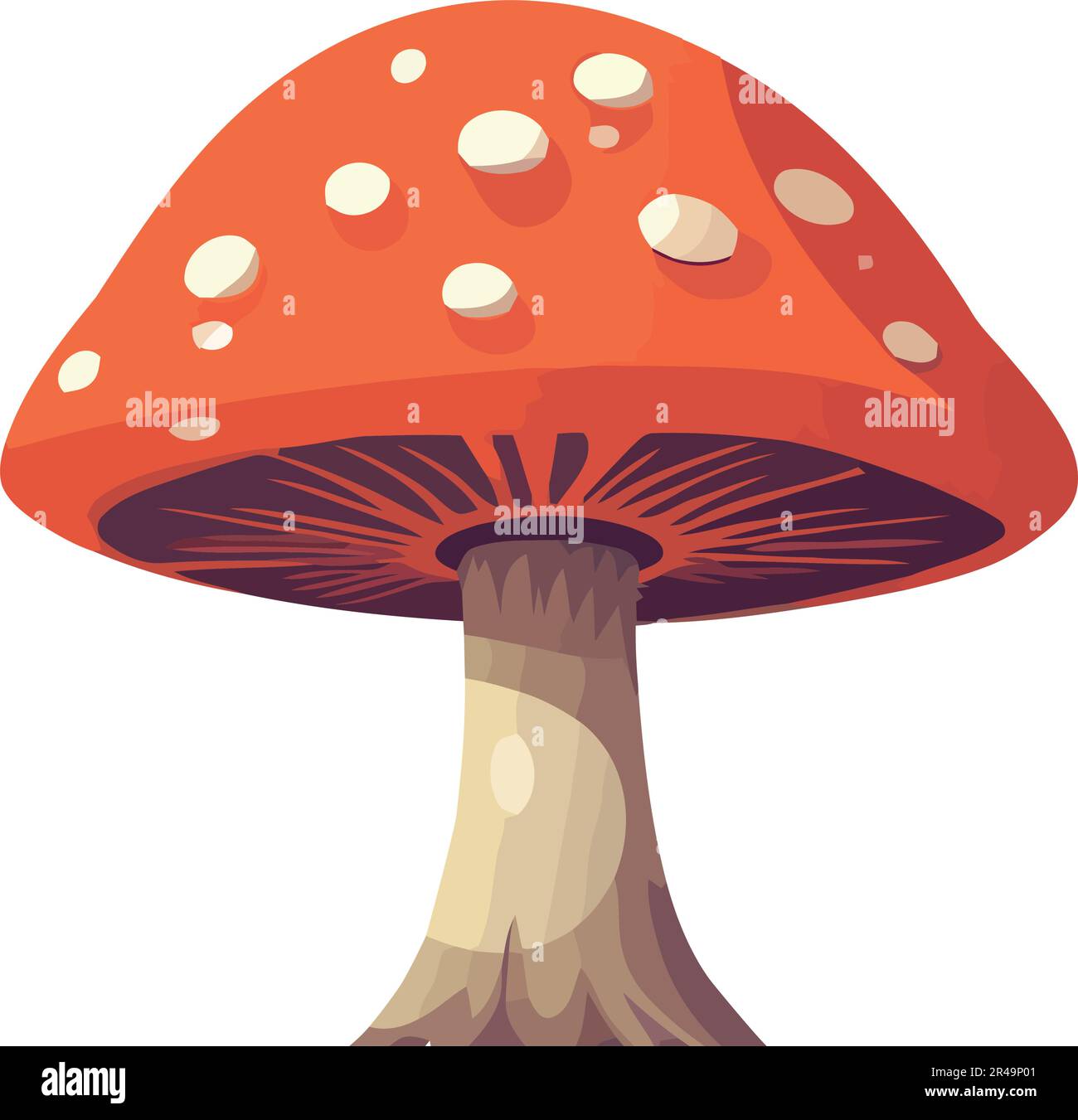 Fungus toadstool nature tree Stock Vector Images - Alamy