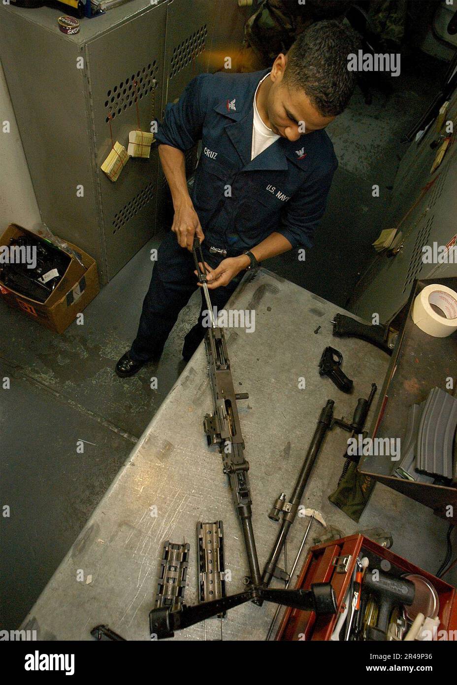 US Navy Aviation Boatswain's Mate Handler Stock Photo - Alamy