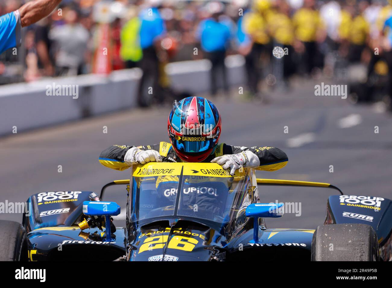 Indianapolis, USA. 26th May, 2023. INDIANAPOLIS, INDIANA - MAY 26 ...