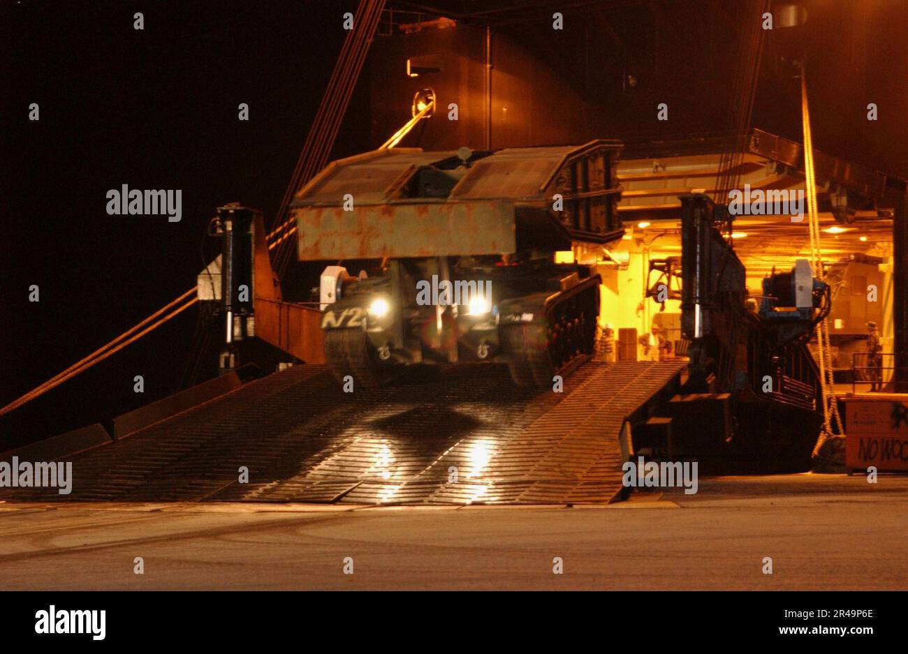 US Navy The maritime prepositioing ship MV PFC Dewayne T. Williams (T ...