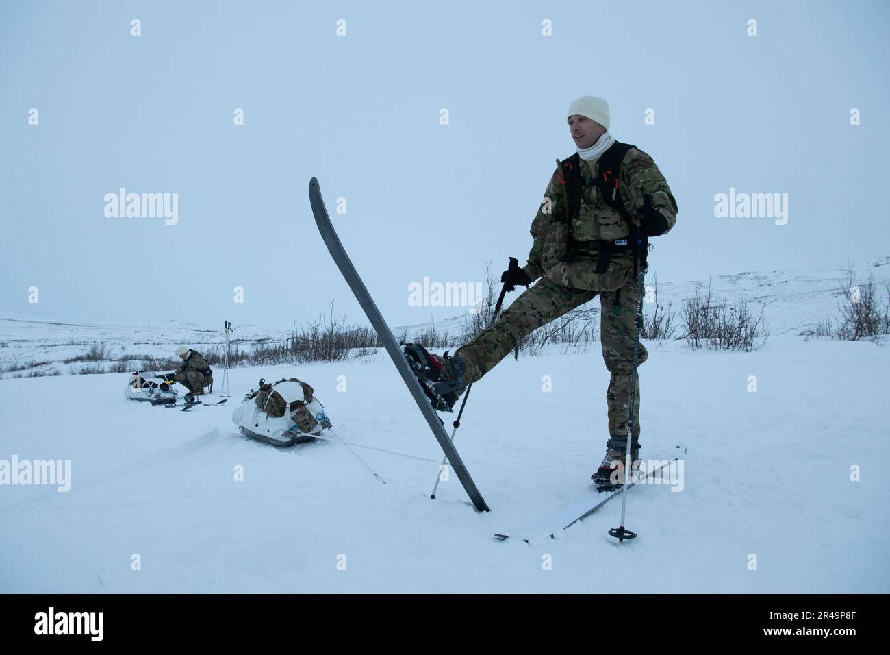 U.S. Air Force Staff Sgt. Trenten Collins, a tactical air control party ...