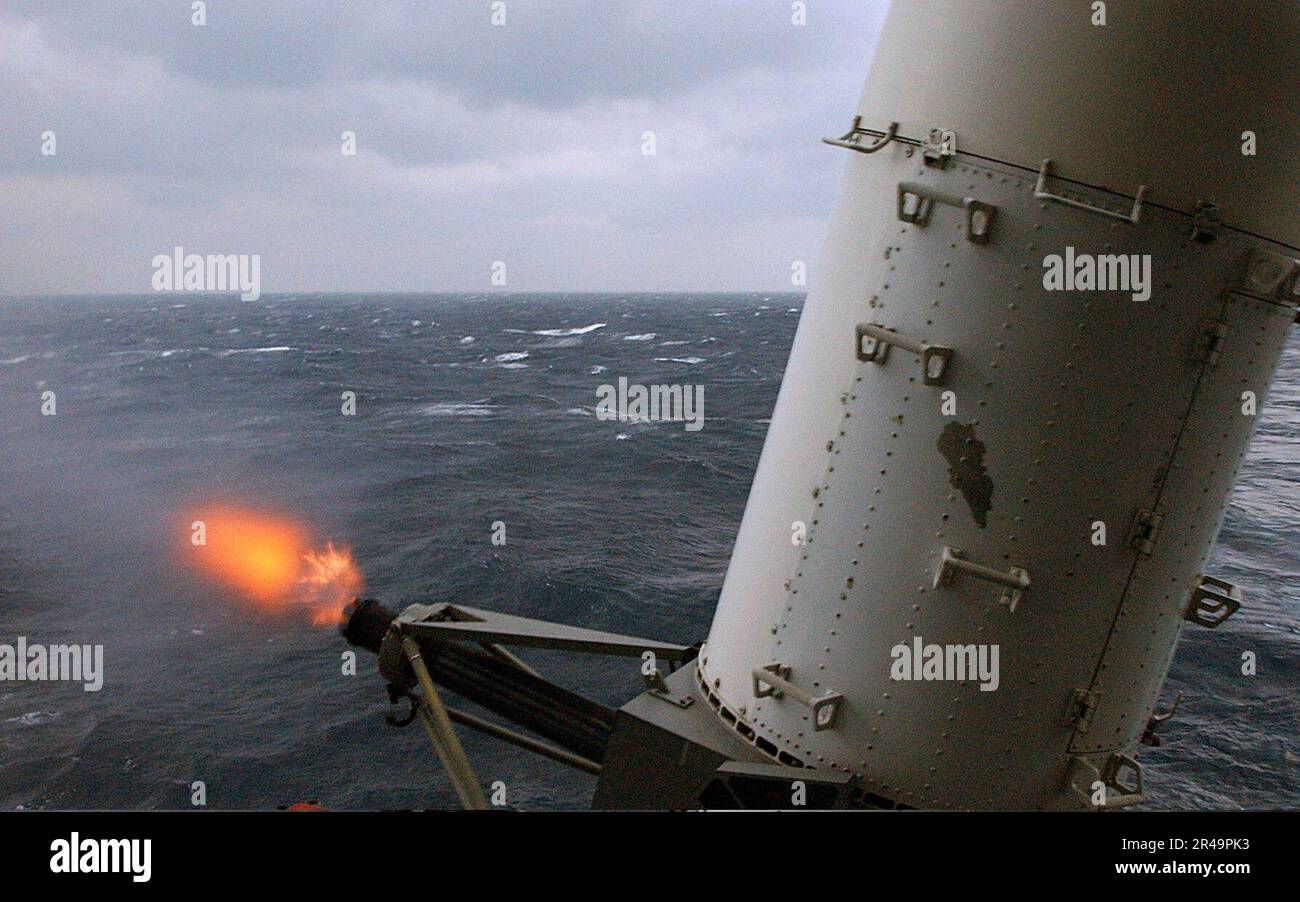US Navy One of USS Harry S. Truman's Close-In Weapons Systems (CIWS ...