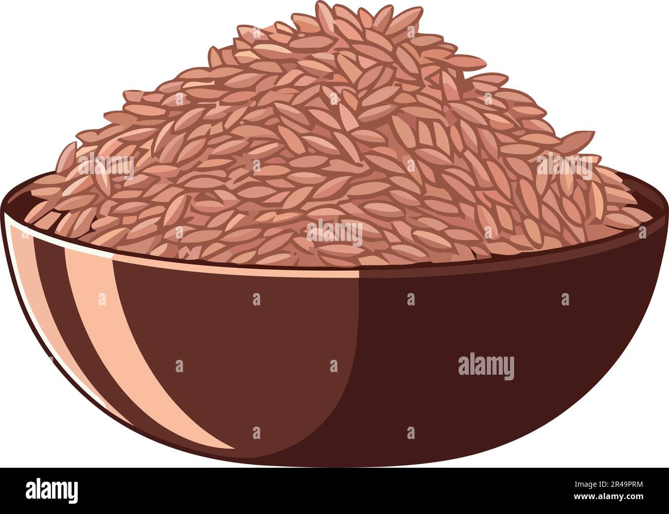Organic basmati rice Stock Vector Image & Art - Alamy