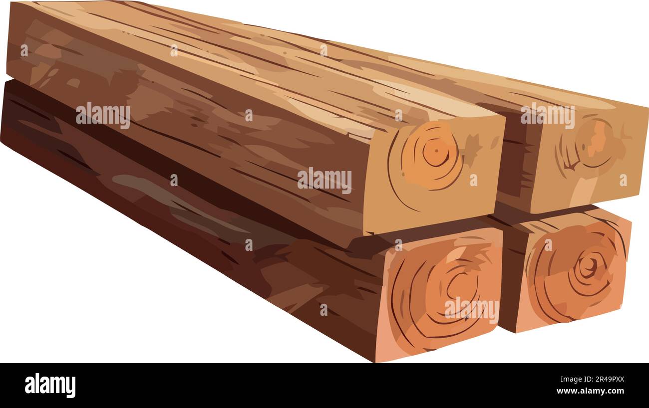 Woodpile of timber logs Stock Vector Image & Art - Alamy