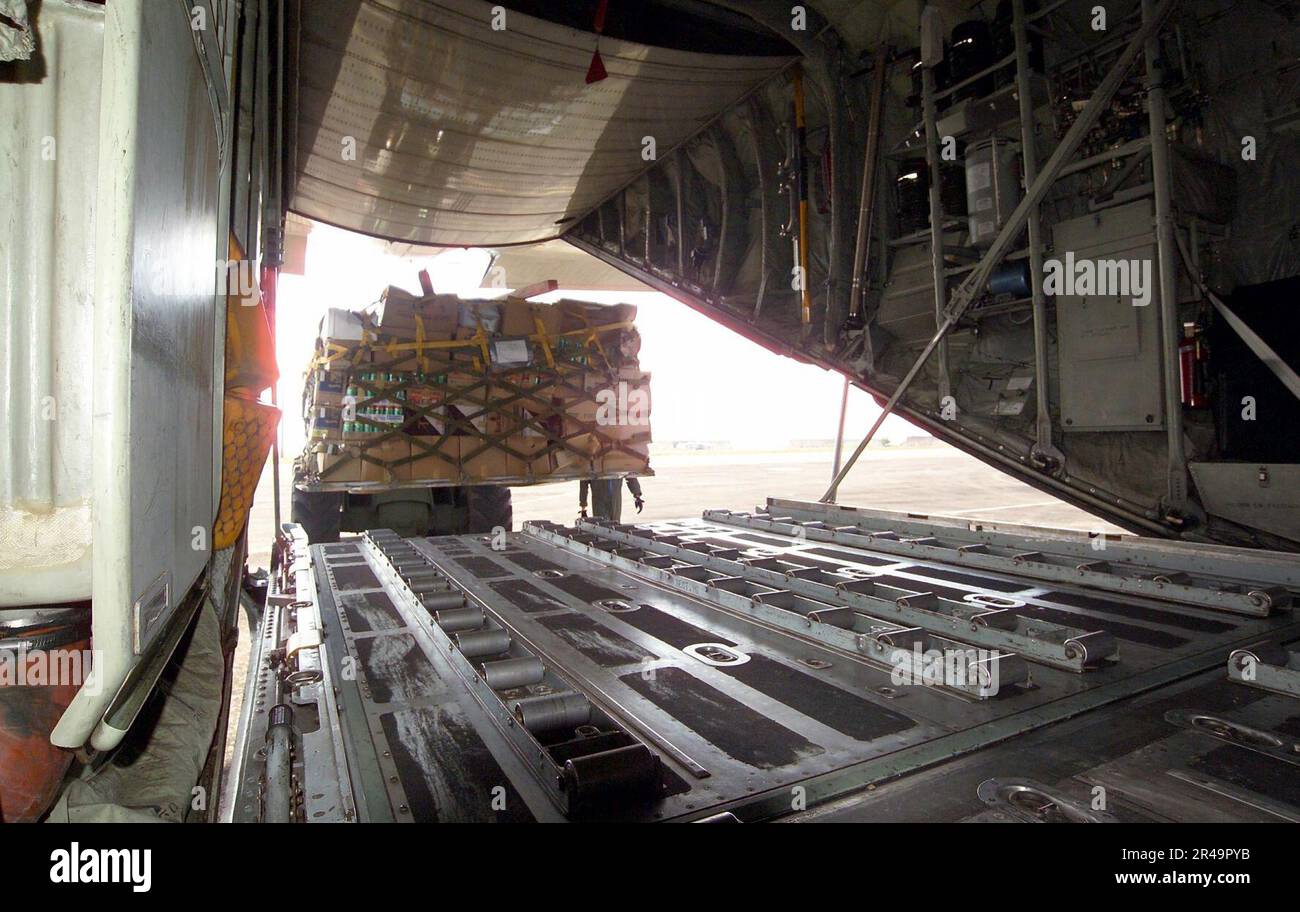 US Navy A pallet of fresh food bound for U.S. forces on Palawan is ...