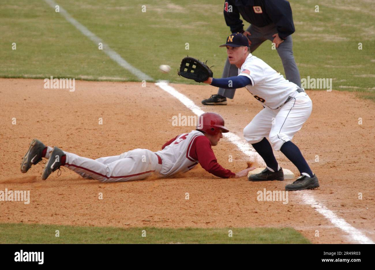 US Navy U.S. Naval Academy first basemen Midshipman 1st Class attempts ...