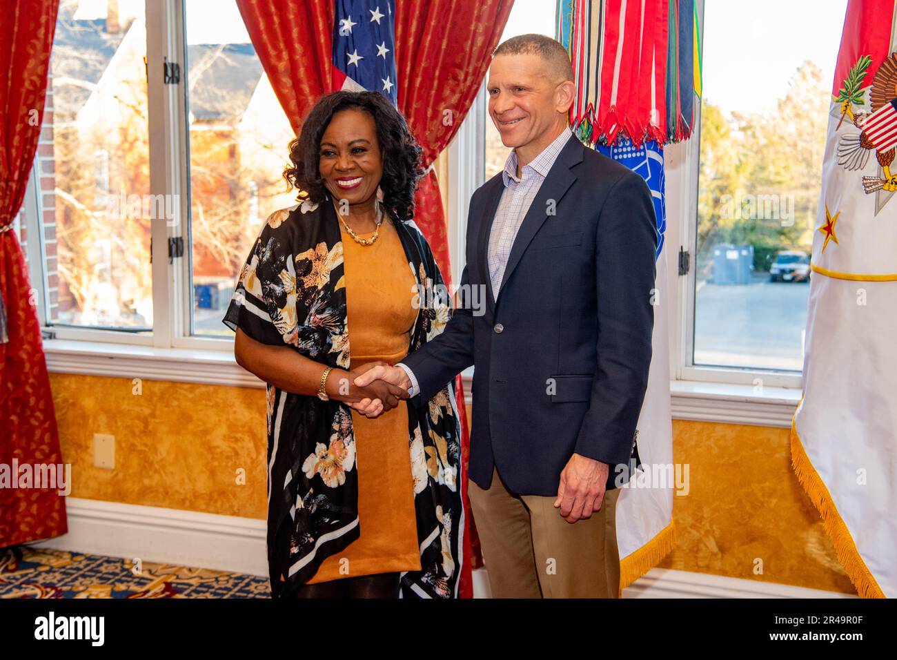 Sgt. Maj. of the Army Michael A. Grinston hosts a reception for ...