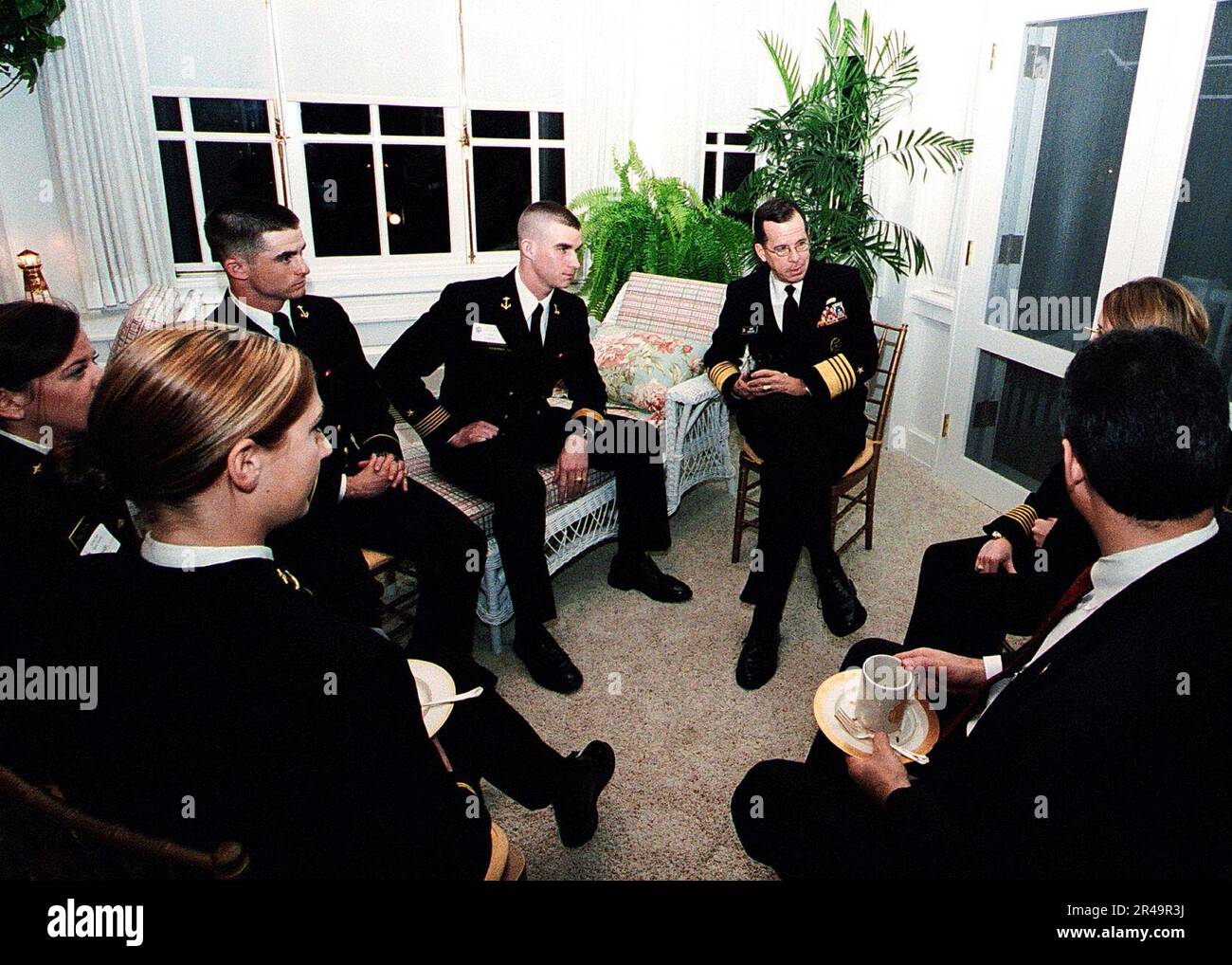 US Navy Vice Chief of Naval Operations Adm. Michael G. Mullen, meets ...