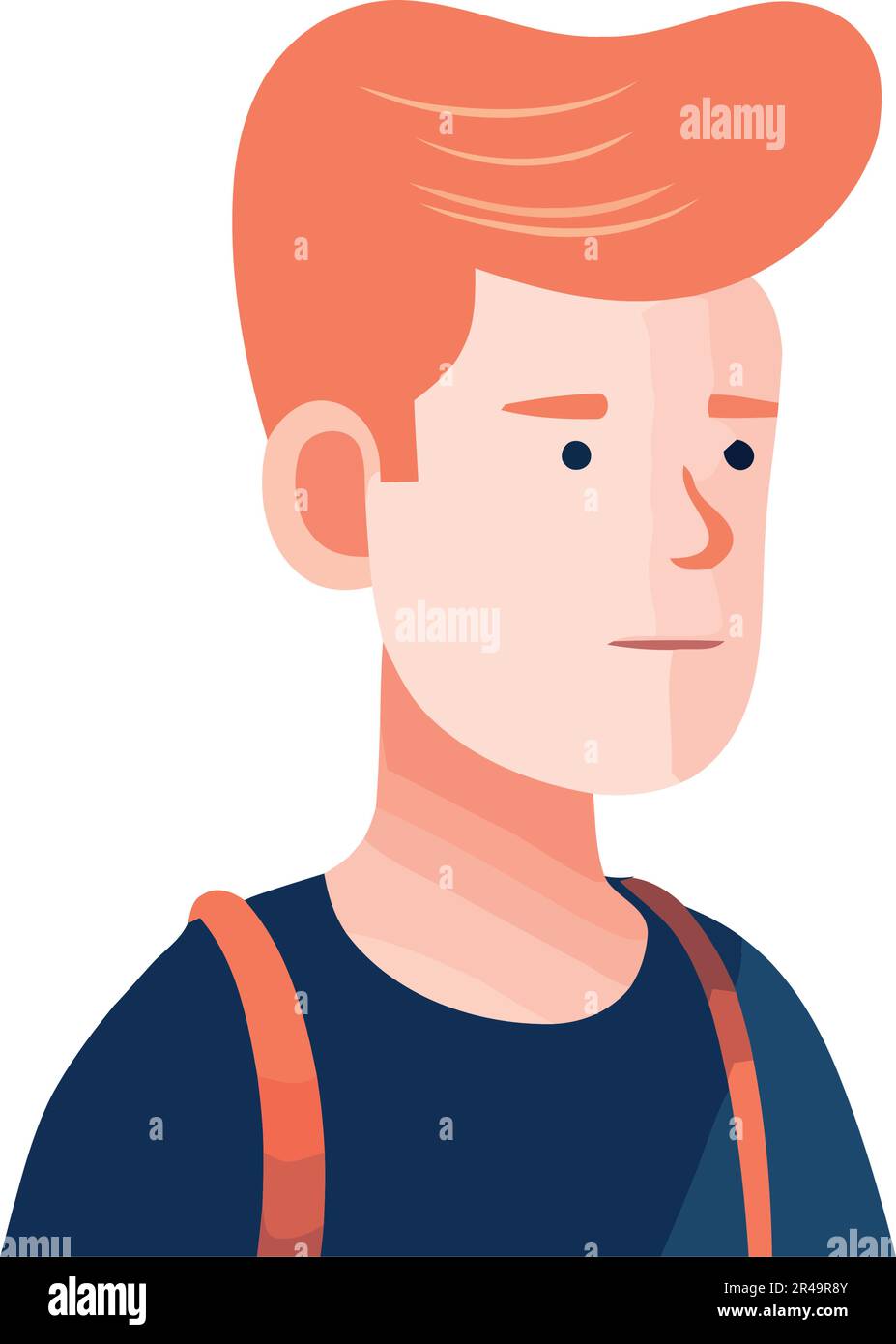 Smiling man avatar, flat design Stock Vector Image & Art - Alamy