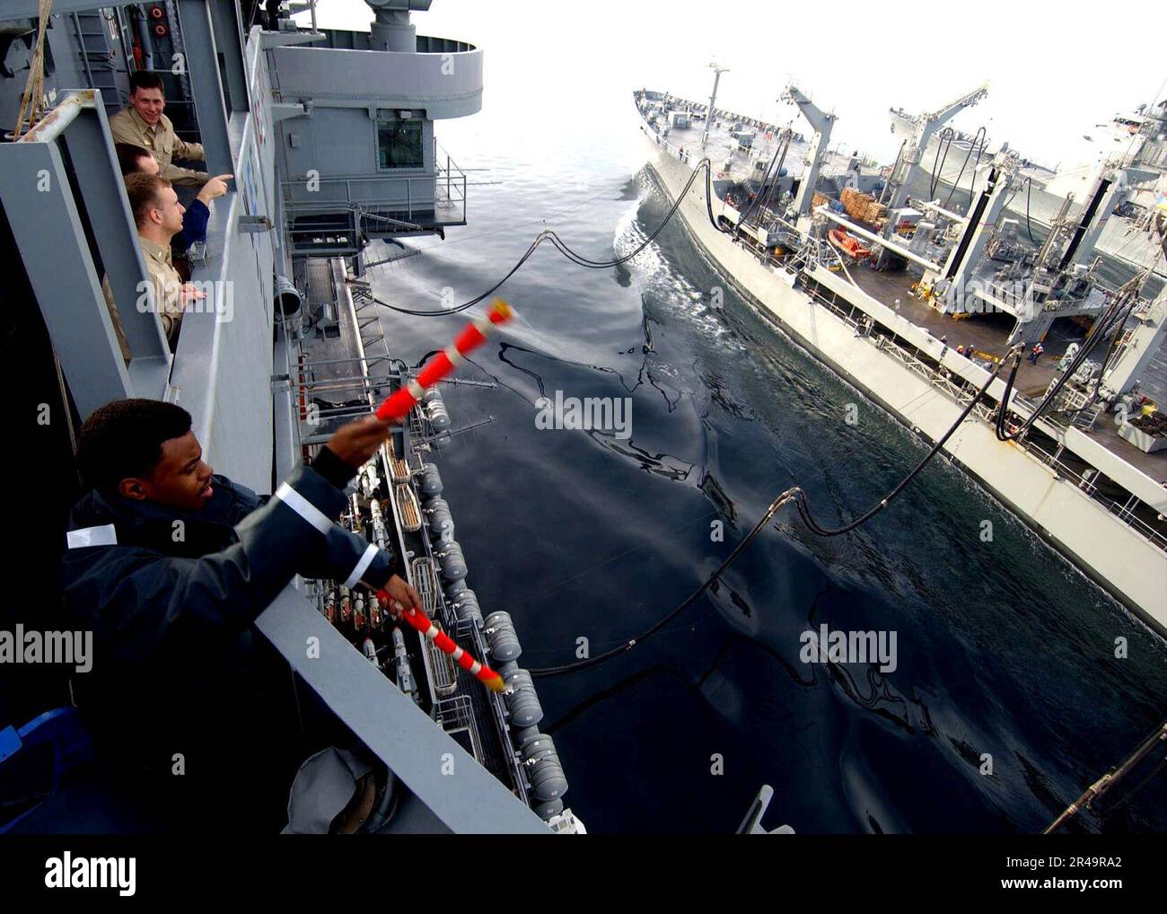 US Navy Signalman Stock Photo - Alamy