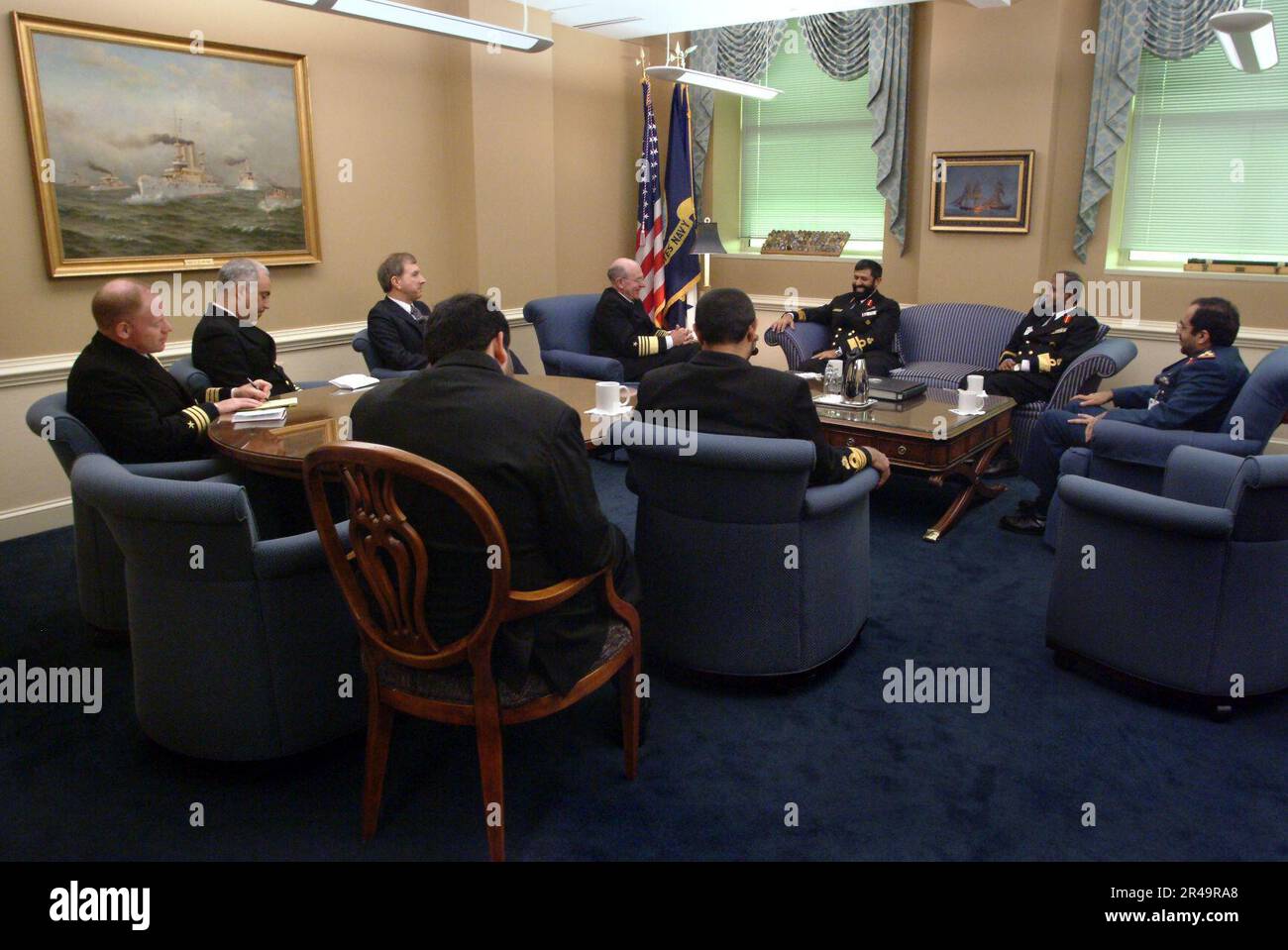 US Navy Adm. Vern Clark Stock Photo - Alamy