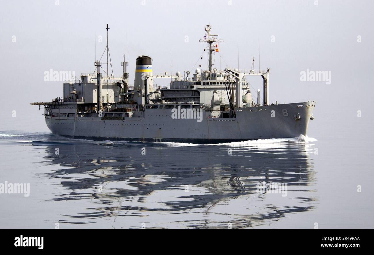 US Navy The Military Sealift Command (MSC) combat stores ship USNS ...