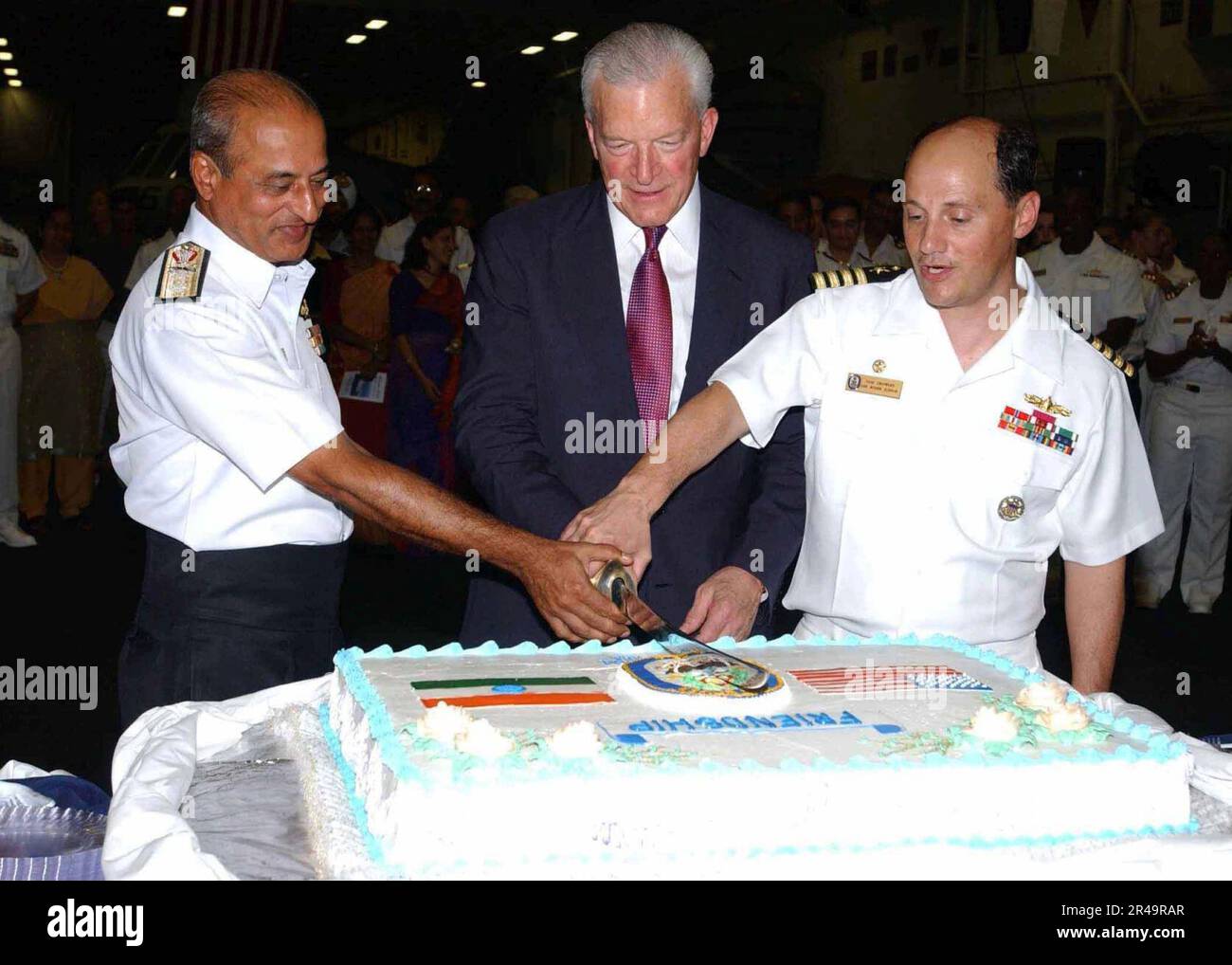 US Navy Capt. Tom D. Crowley, Commanding Officer of the amphibious ...