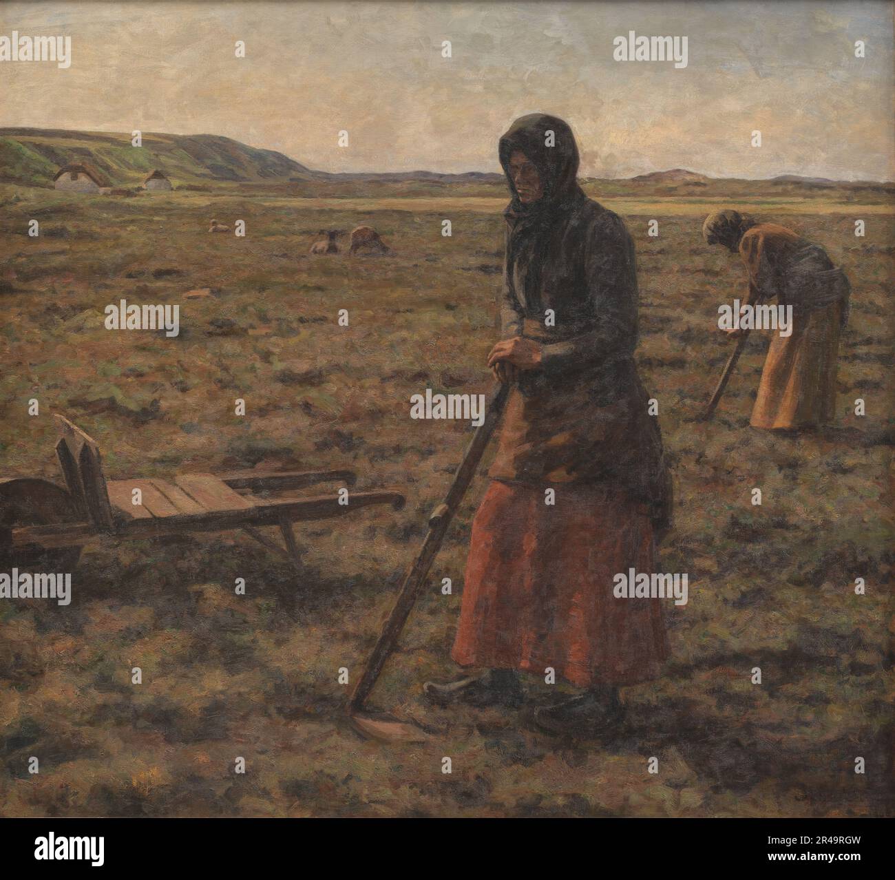 Heather moorland painting hi-res stock photography and images - Alamy