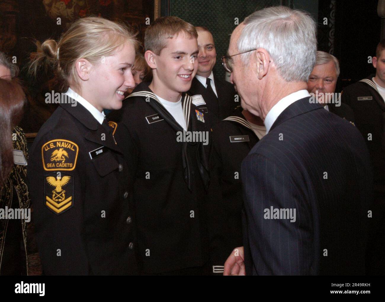 US Navy The Honorable Gordon R. England, Secretary of the Navy (SECNAV ...