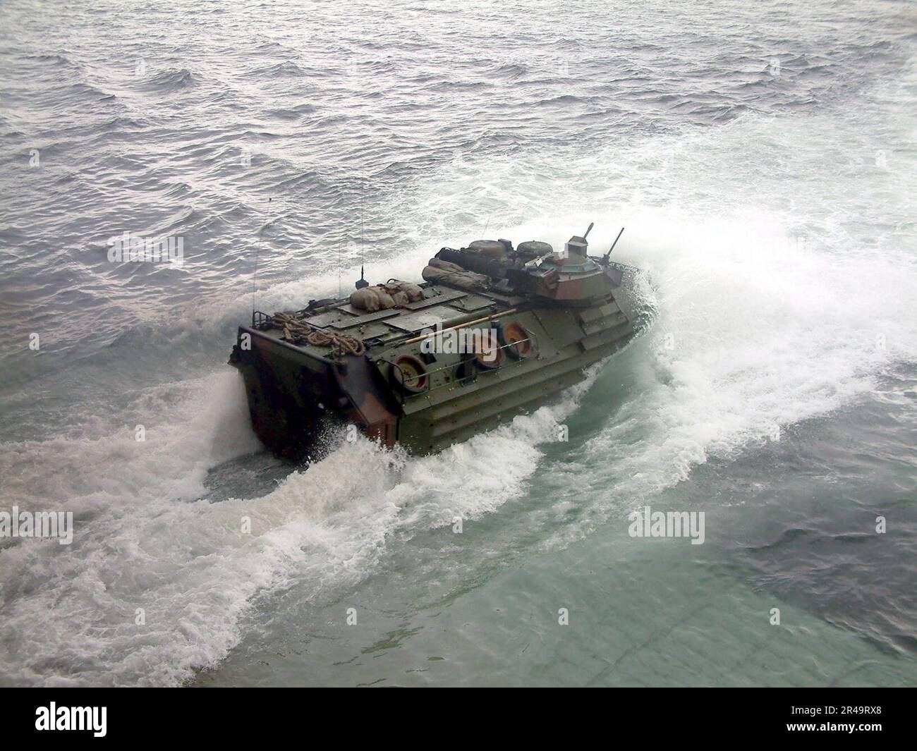 US Navy An Amphibious Assault Vehicle (AAV) assigned to the 31st Marine ...