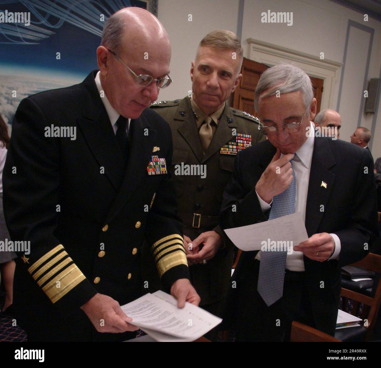 US Navy Adm. Vern Clark, Chief of Naval Operations (CNO), General ...