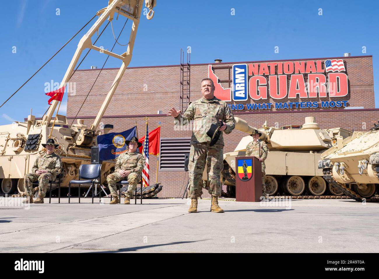 The 204th Regional Training Institute conducts a change of command ...