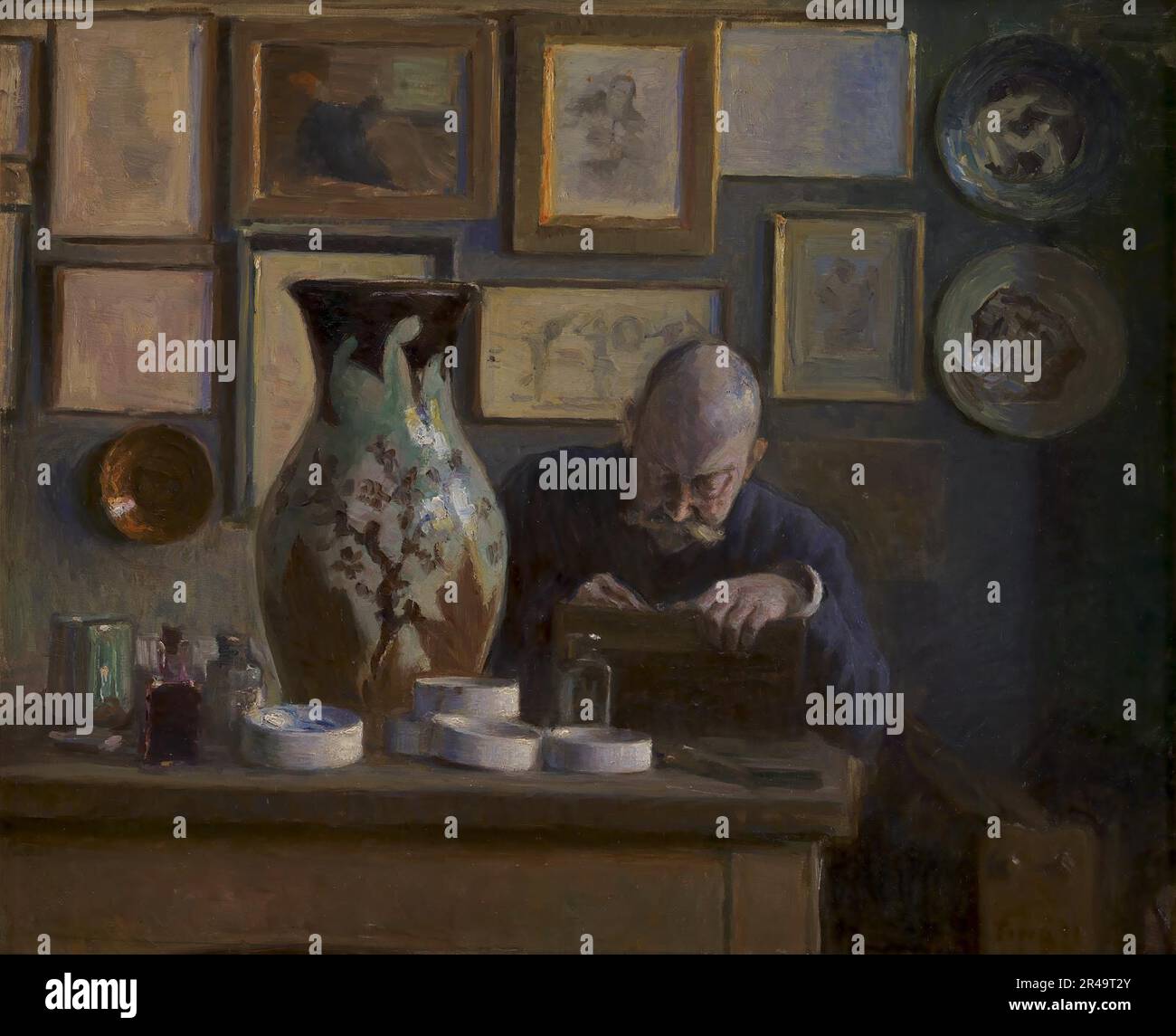 The architect Thorvald Bindesboll in his study, 1891 Stock Photo - Alamy The architect Thorvald Bindesboll in his study, 1891 Stock Photo - Alamy