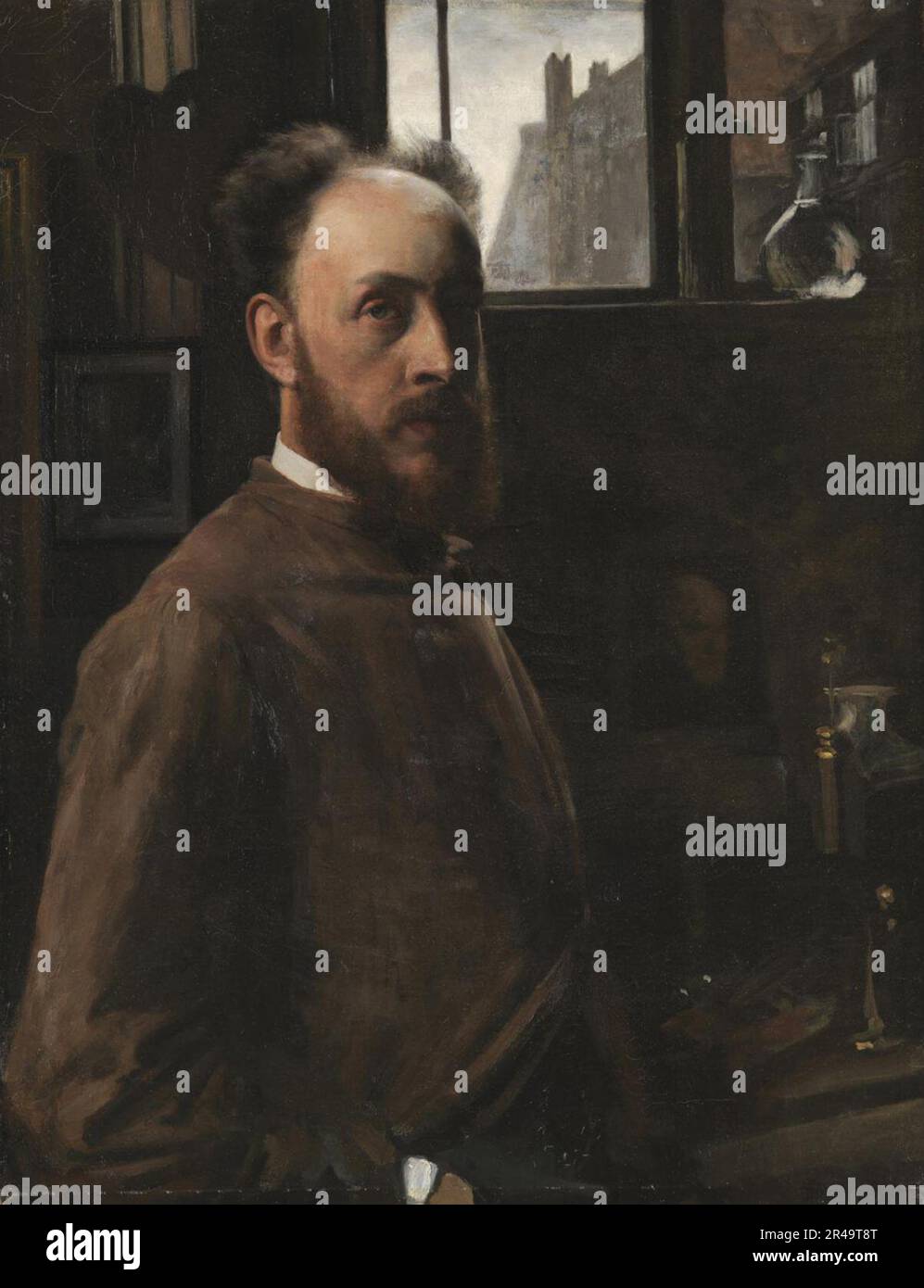 Self portrait 1880 oil on canvas hi-res stock photography and images ...