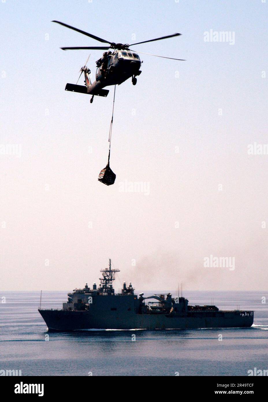 US Navy A MH-60S Knighthawk assigned to the ''Chargers'' of Helicopter ...