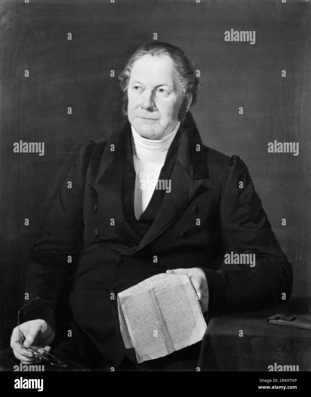 Svend Svendsen Lunde, the artist's father, 1836 Stock Photo - Alamy